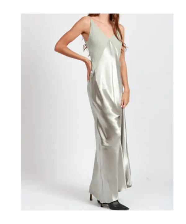 Alberta Ferretti Sleeveless V-neck Maxi Dress