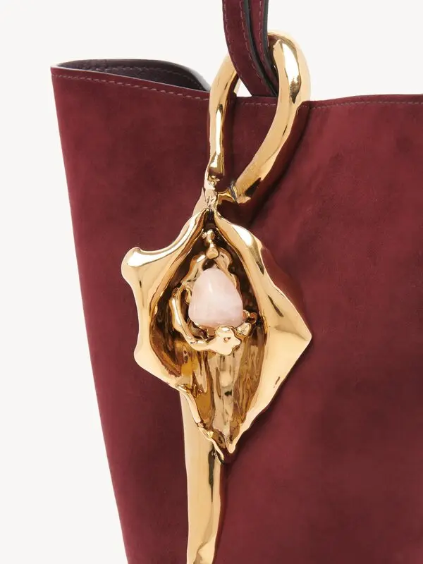 Chloé Small Eden Treasures Wristlet Bucket Bag - Red