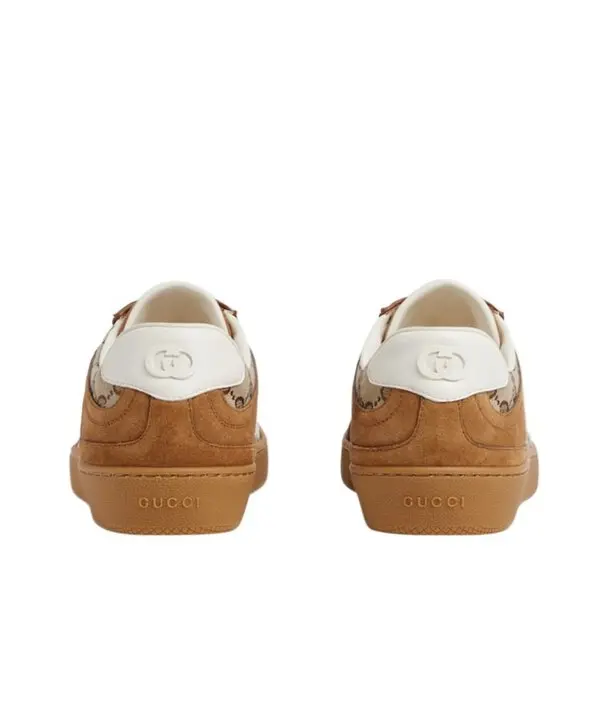 Gucci Interlocking G Low-top Sneakers - Brown