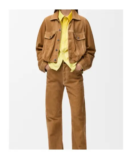 Loewe Balloon Silhouette Buttoned Jacket - Brown