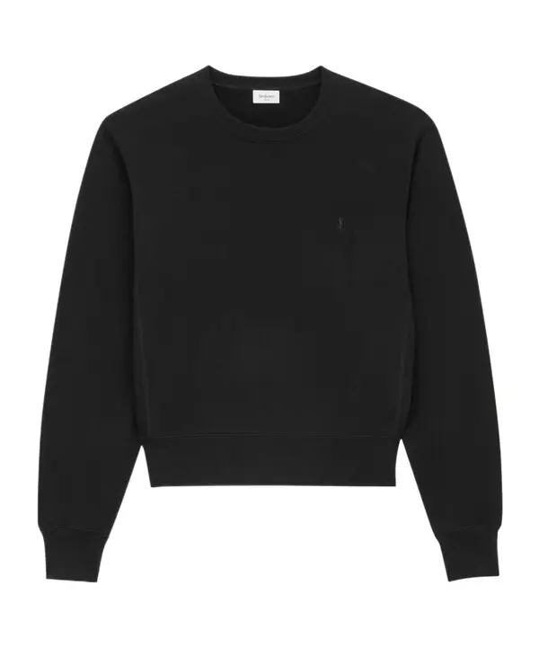 Saint Laurent Cassandre Crewneck Sweatshirt