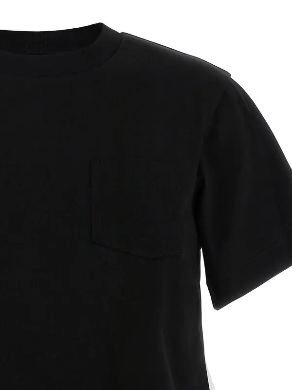 Sacai Layered Striped Crewneck T-shirt