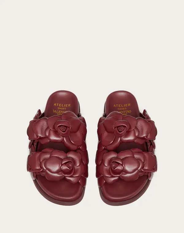 Valentino Garavani Atelier 03 Rose Edition Slide Sandals
