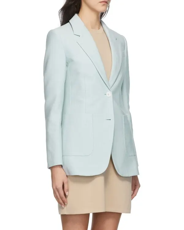 Max Mara Tailored Suit Coat With Notched Lapel