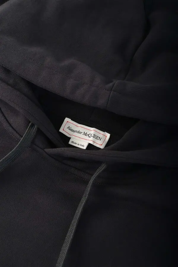 Alexander McQueen Embroidered Drawstring Hoodie