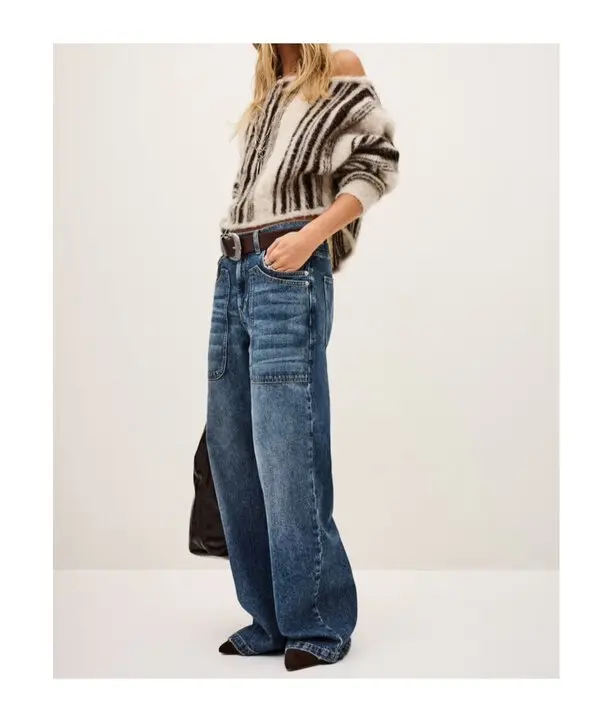 Ba&sh High-waisted Wide-leg Jeans