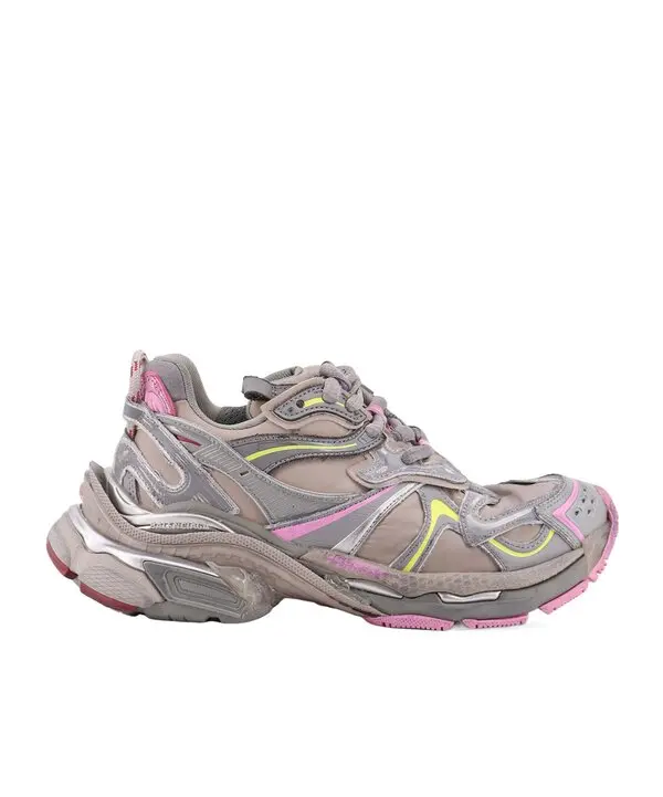 Balenciaga Runner 2.0 Lace-up Sneakers - Gray