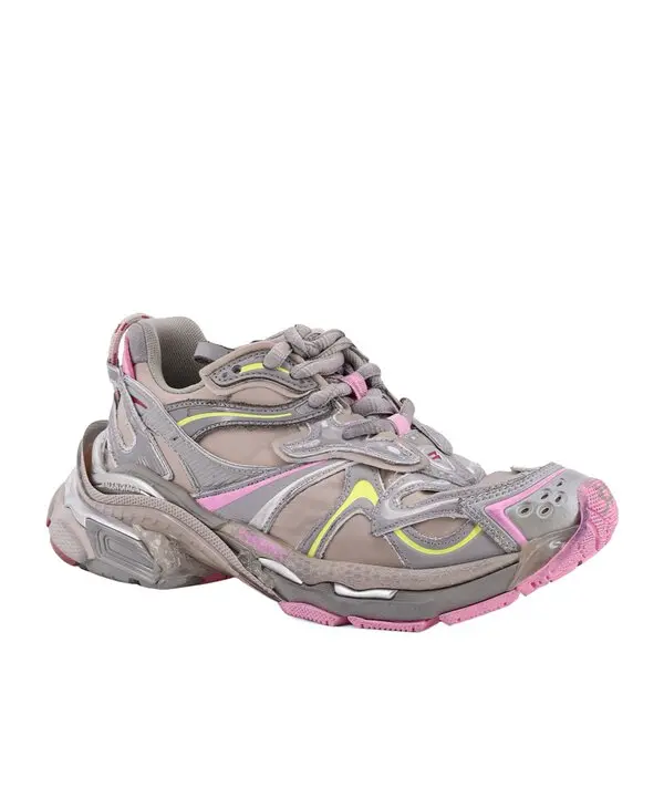 Balenciaga Runner 2.0 Lace-up Sneakers - Gray