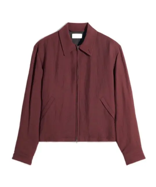 LEMAIRE Short Blouson In Viscose-linen Gabardine - Porto