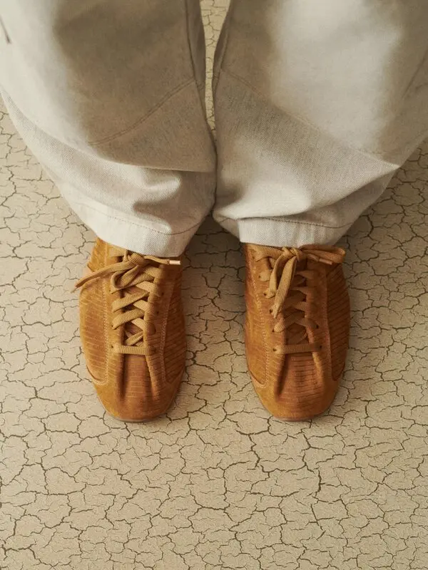Jacquemus The Tennis Soft Sneakers - Camel