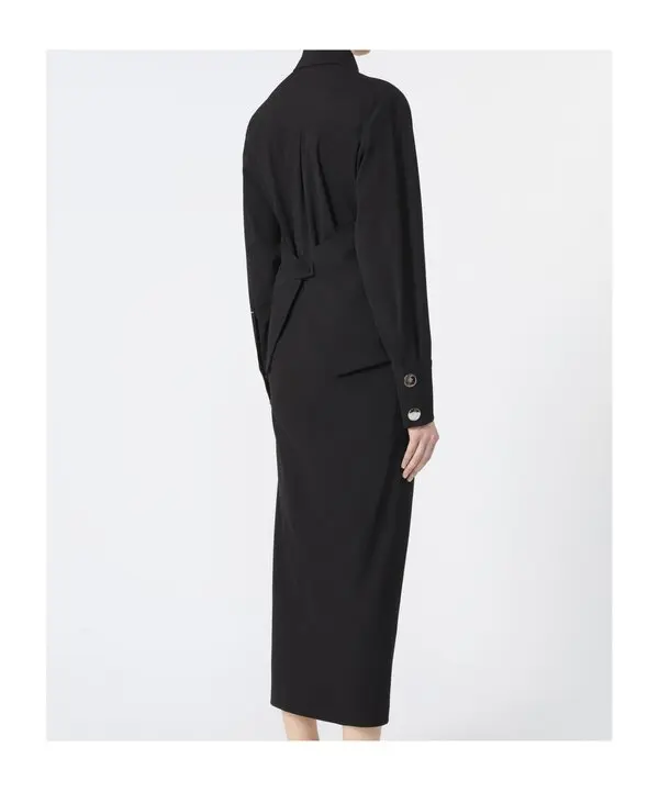 Sportmax Pirania Ruched Button-up Dress