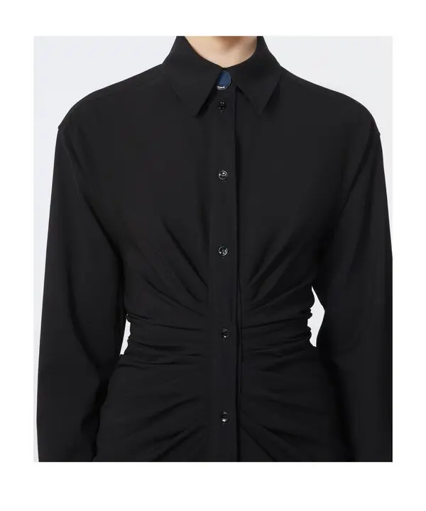 Sportmax Pirania Ruched Button-up Dress
