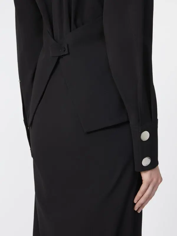 Sportmax Pirania Ruched Button-up Dress