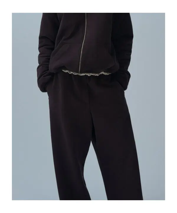 Magda Butrym Lace-detail Cotton Track Pants