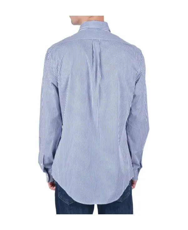Polo Ralph Lauren Polo Pony Embroidered Buttoned Shirt - Blue