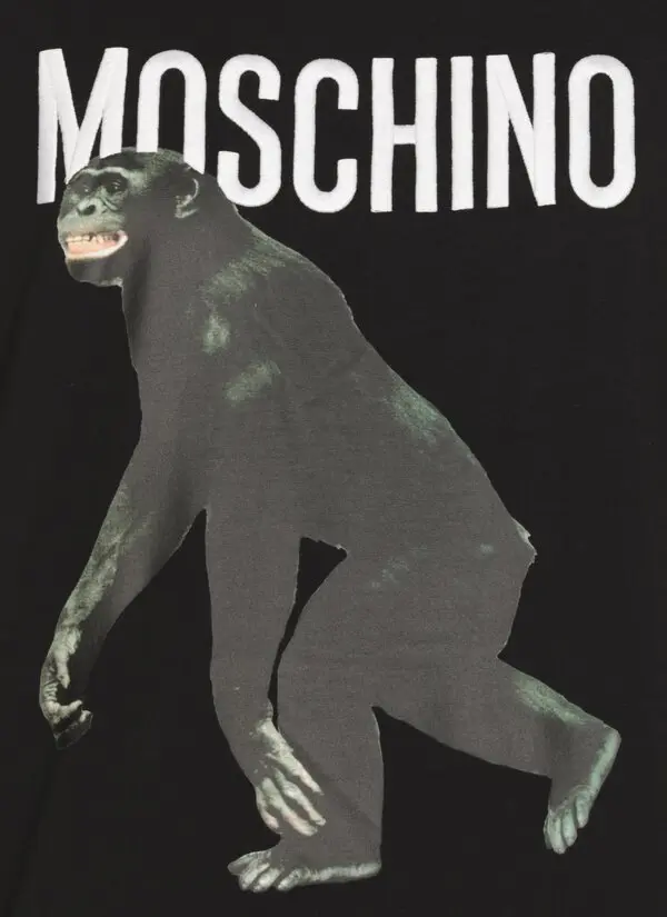 Moschino Printed T-shirt - Black