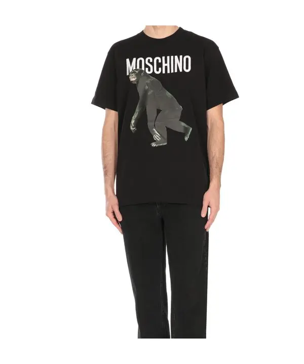 Moschino Printed T-shirt - Black