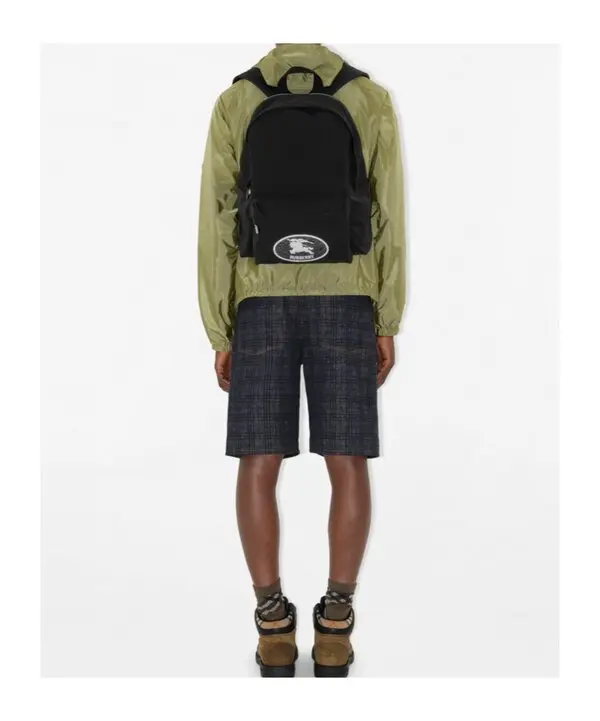 Burberry Logo Print Backpack
