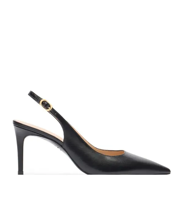 STUART WEITZMAN Power Slingback 75 Pumps - Black