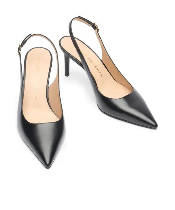 STUART WEITZMAN Power Slingback 75 Pumps - Black