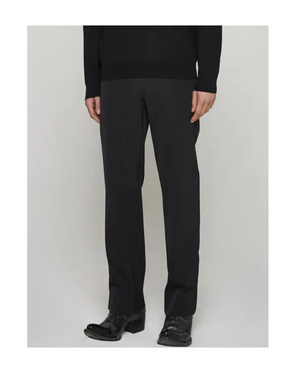 Prada Straight Leg Trousers - Black