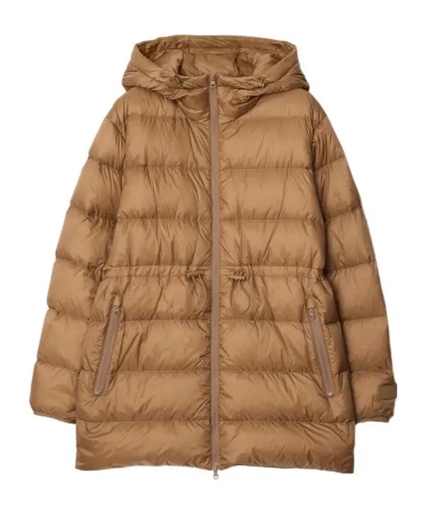Burberry Quilted Nylon Puffer Jacket - Camel