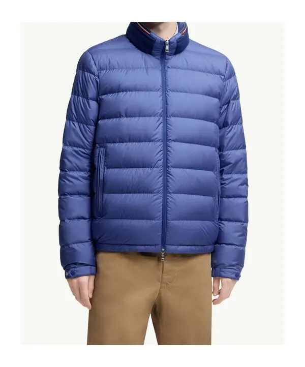 Moncler Brendann Zip-up Padded Jacket - Blue