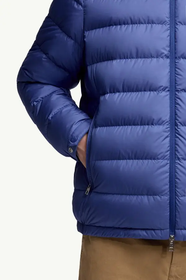 Moncler Brendann Zip-up Padded Jacket - Blue