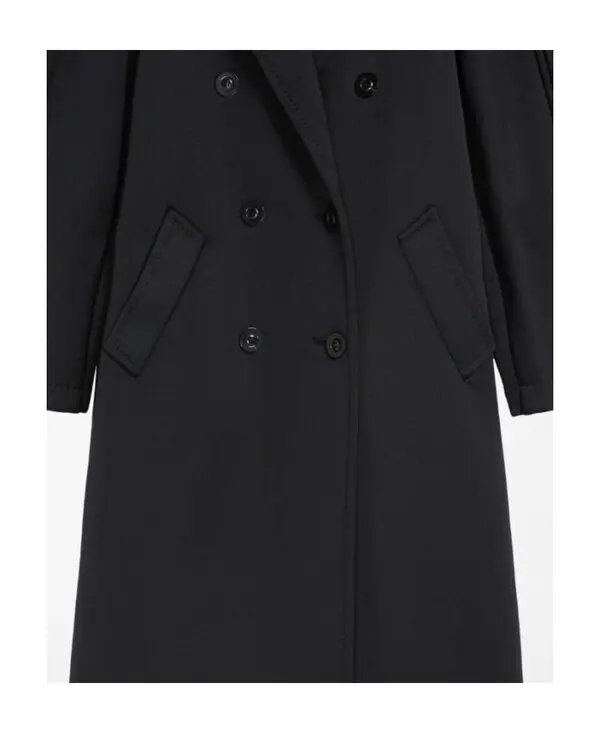 Max Mara Madame2 Double-breasted Coat - Black