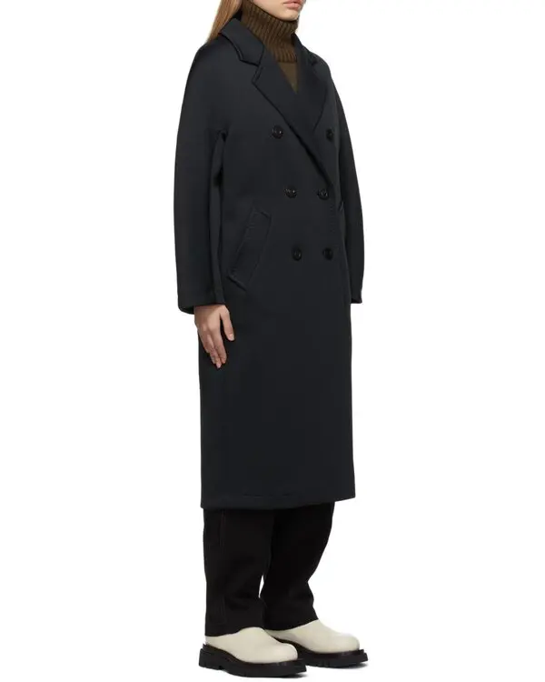 Max Mara Madame2 Double-breasted Coat - Black