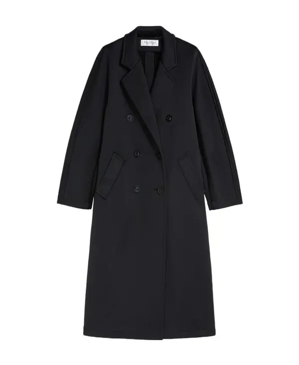 Max Mara Madame2 Double-breasted Coat - Black