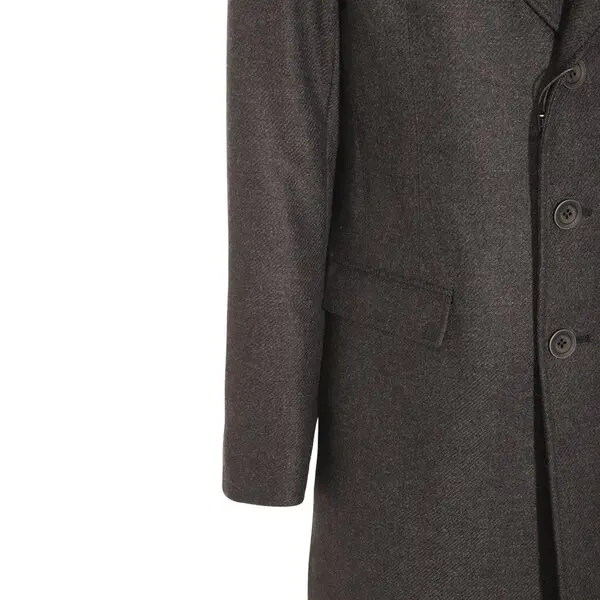 Herno High Collar Coat - Black