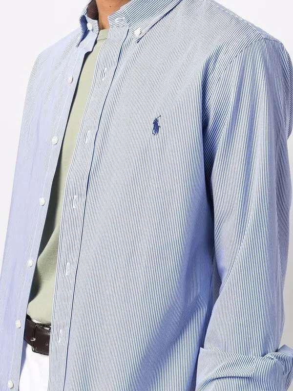 Polo Ralph Lauren Pony Embroidered Buttoned Shirt - Pink