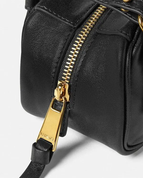 Versace Tag Bowling Zipped Mini Bag