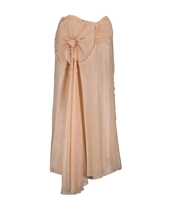 Victoria Beckham Asymmetrical Skirt - Nude
