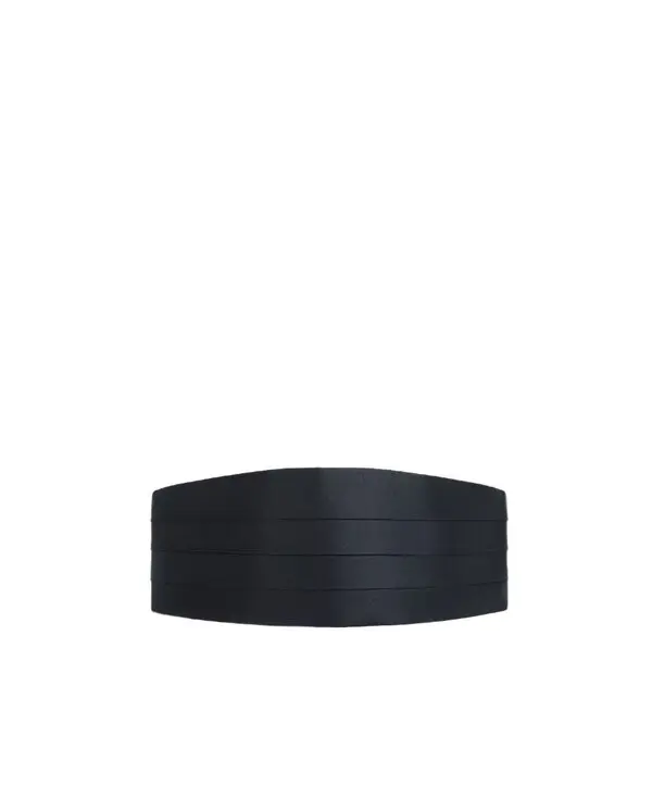 Zegna Pleated Cummerbund - Black