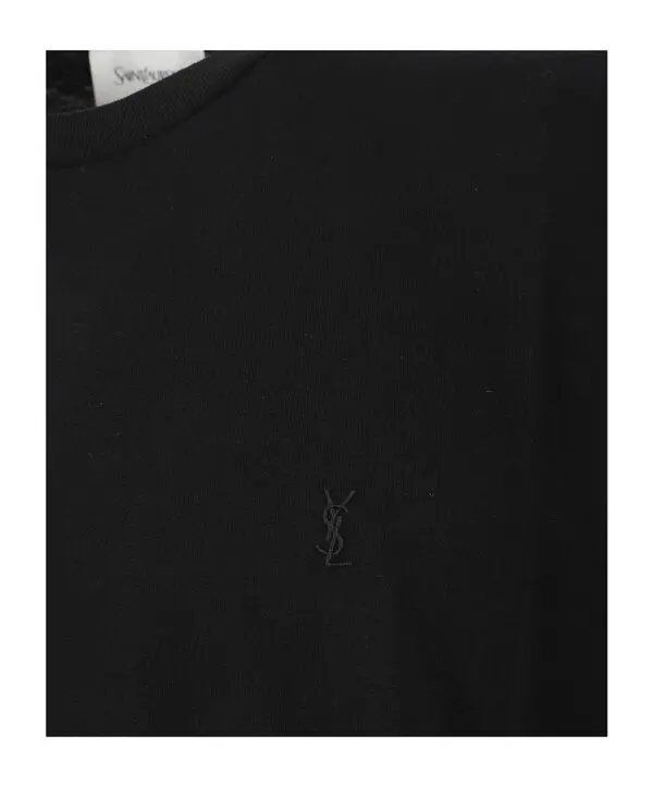 Saint Laurent Cassandre Crewneck T-shirt - Black