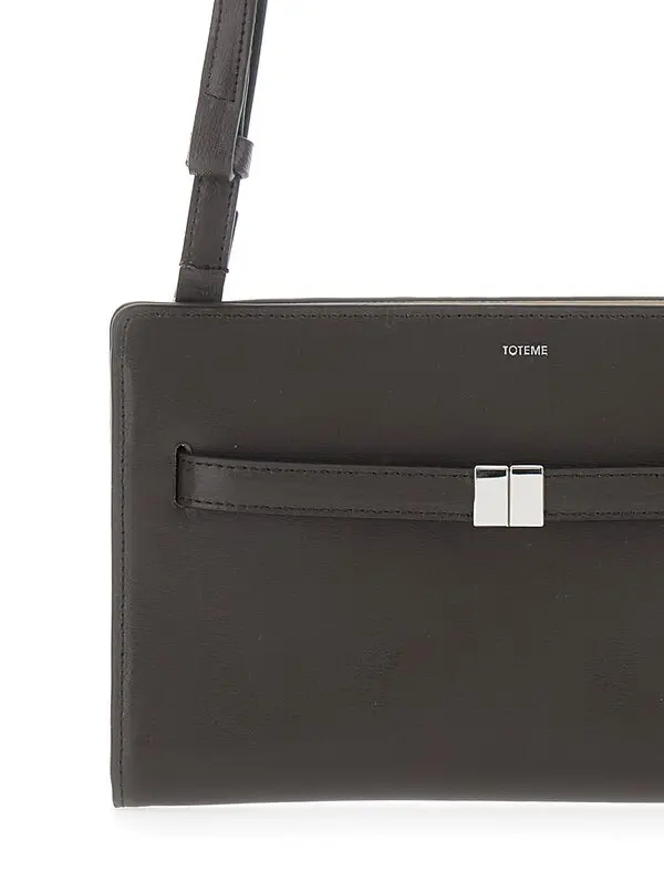 TOTEME Belted Crossbody Bag - Black