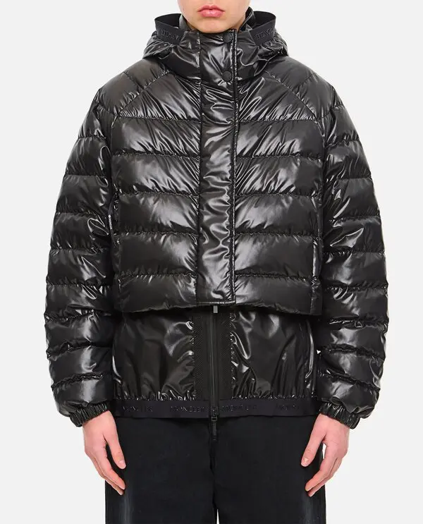 Moncler Hooded Quilted Padded Down Jacket