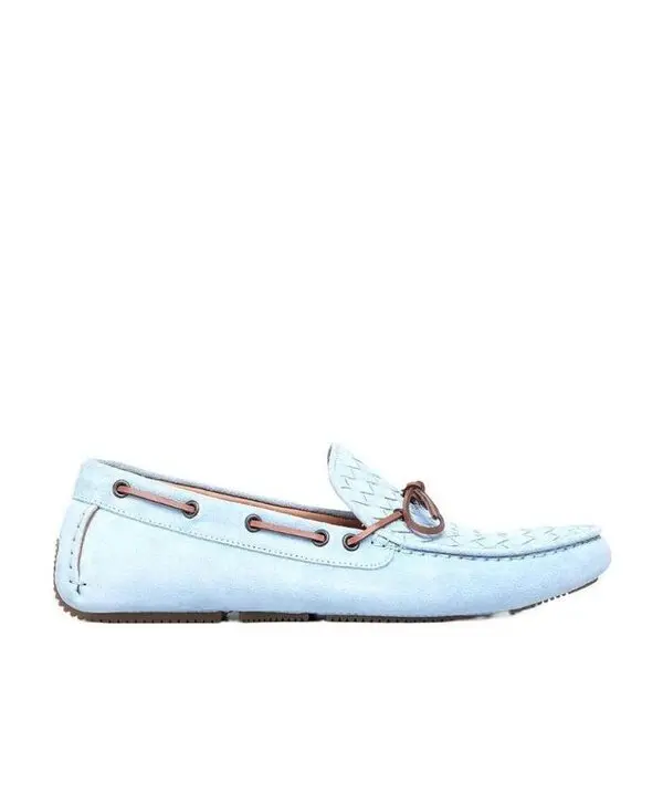 Bottega Veneta Ciel Intrecciato Loafers - Blue