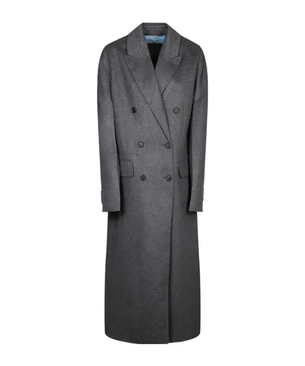 Prada Double-breasted Long Coat - No