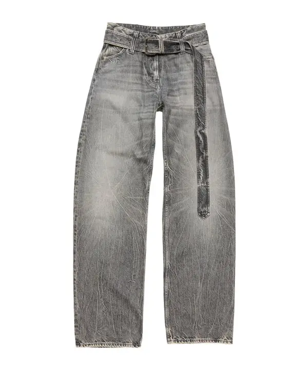 Acne Studios Belted Wide-leg Jeans