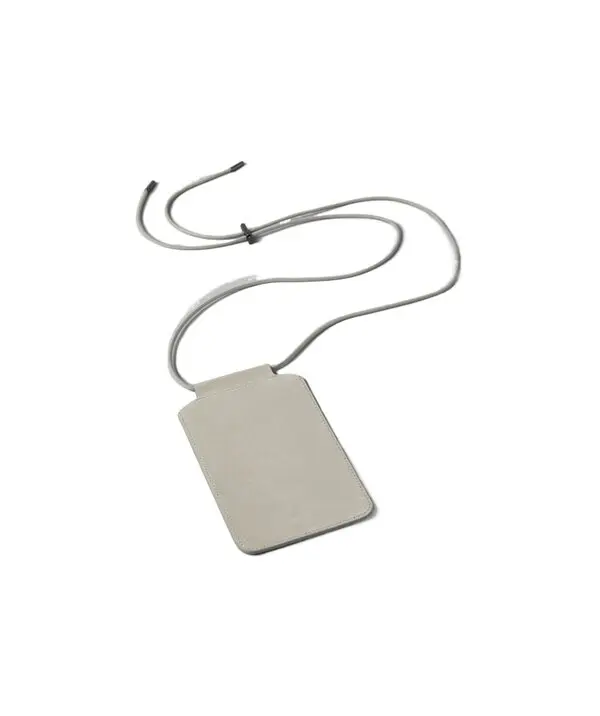 Brunello Cucinelli Shoulder Passport Holder - Cold Beige