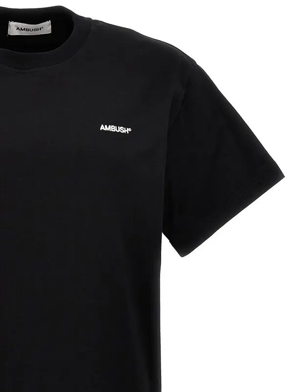 AMBUSH Logo Printed Three Pack T-shirts - Black