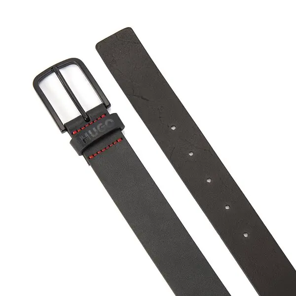 Hugo Boss Leather Pin Buckle Belt
