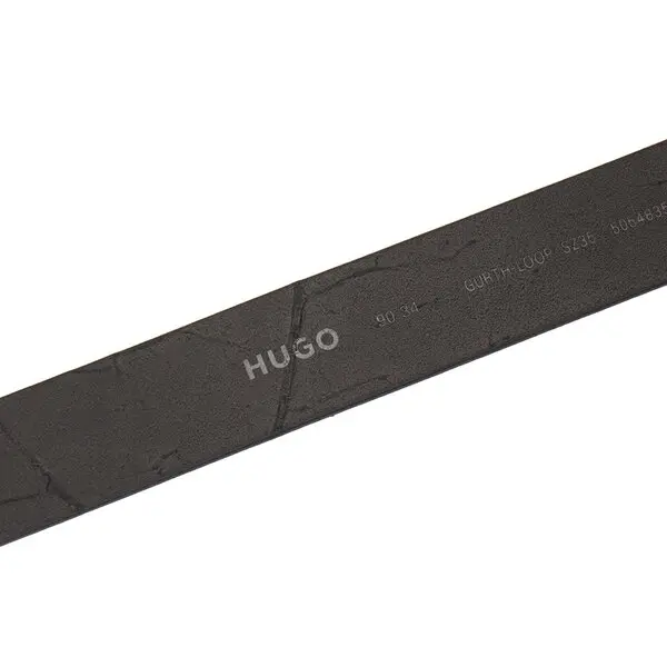 Hugo Boss Leather Pin Buckle Belt