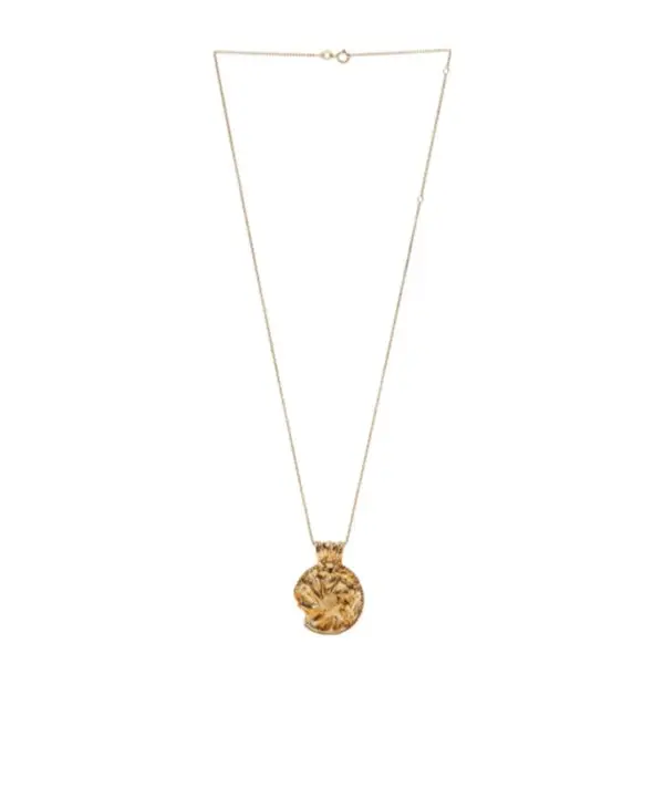 ALIGHIERI Logo Necklace - Yellow