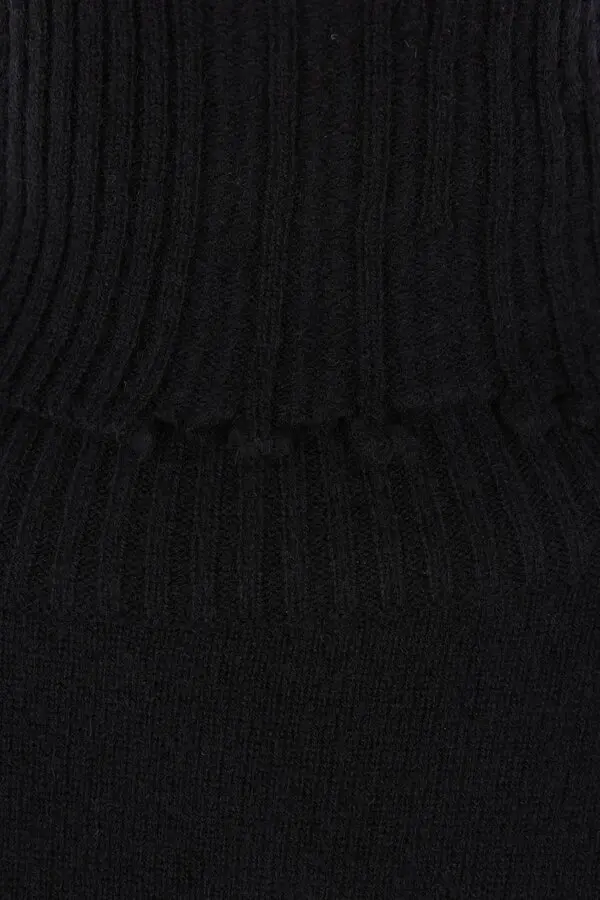 UMA WANG Turtleneck Sweater With Cut-out Detail
