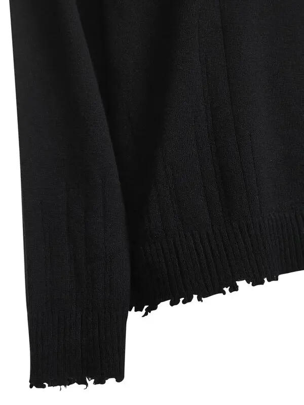 UMA WANG Turtleneck Sweater With Cut-out Detail