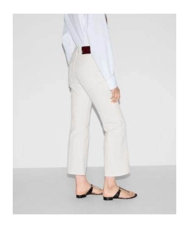 Gucci Cropped Flared Denim Pants